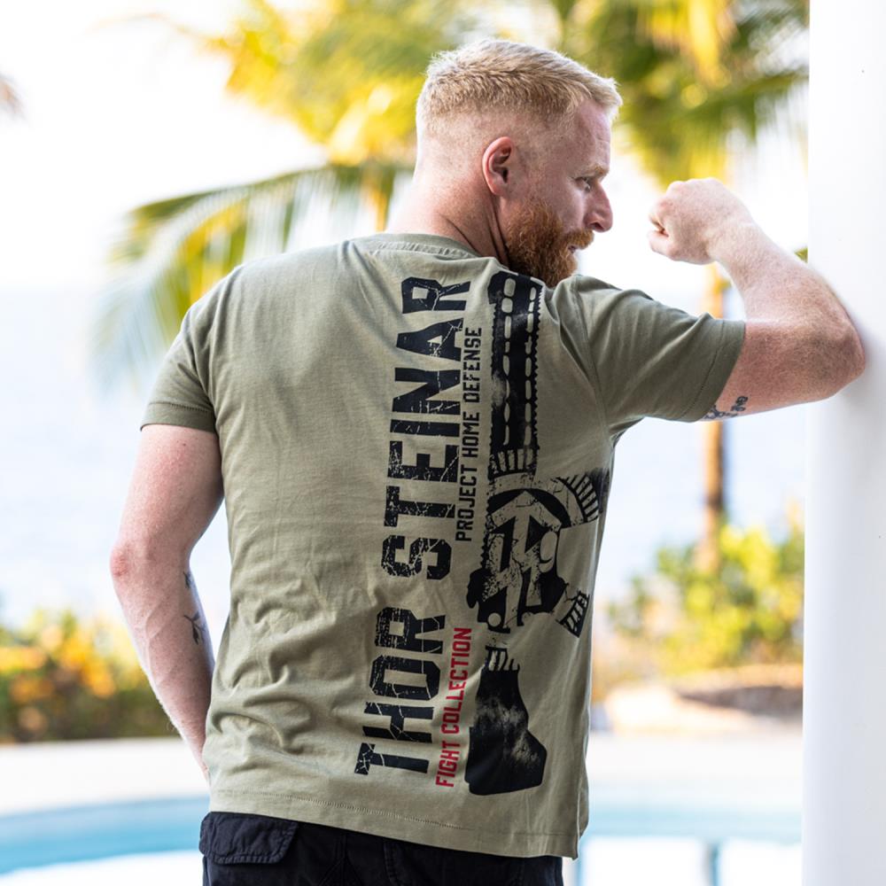 T-SHIRT FIGHT | olive | 3XL | 200010420-100-3XL